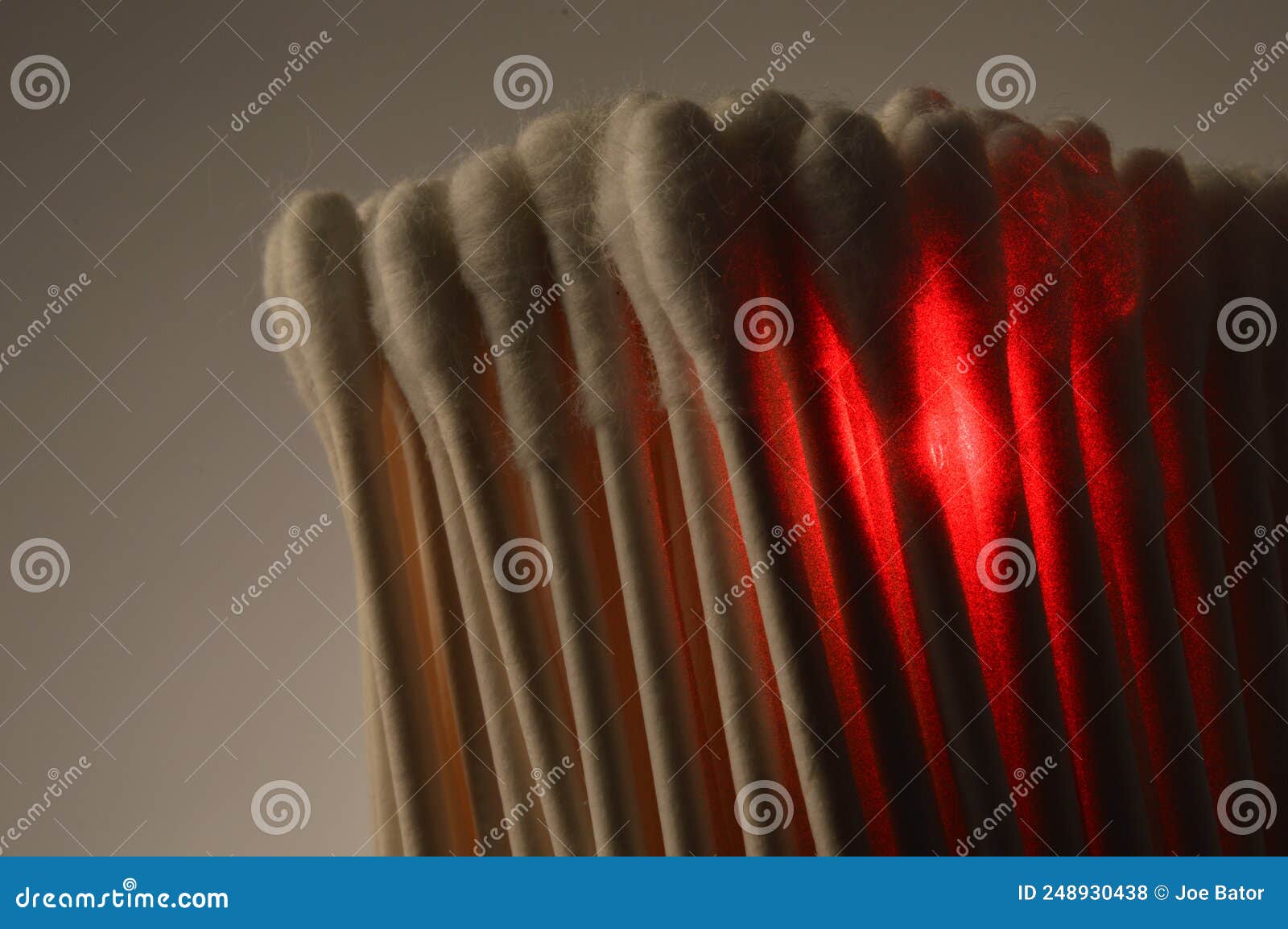 Cotton Swabs Glowing from within Stock Photo - Image of curative ...