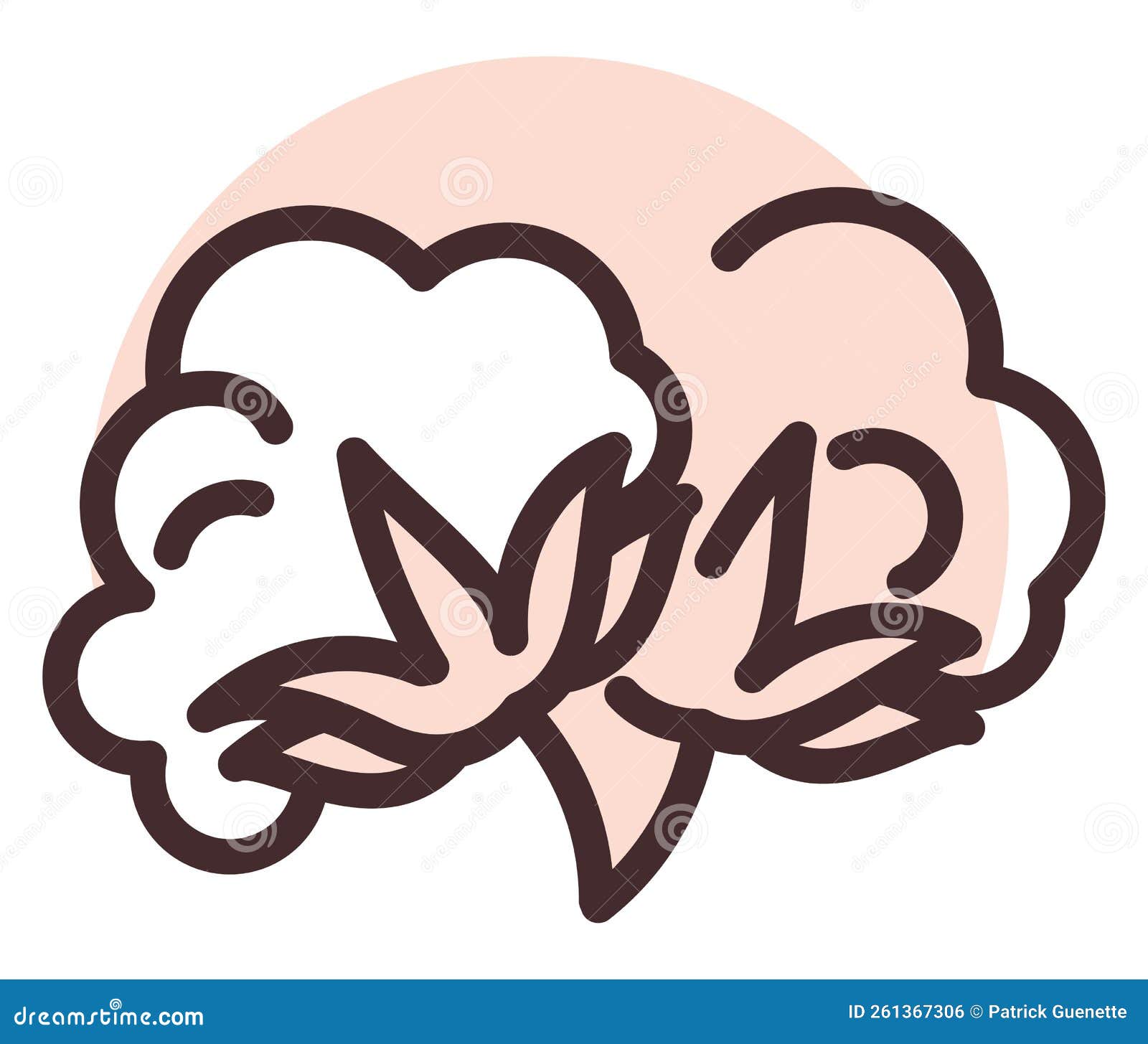 Cotton textile, icon stock vector. Illustration of fashion - 261367306