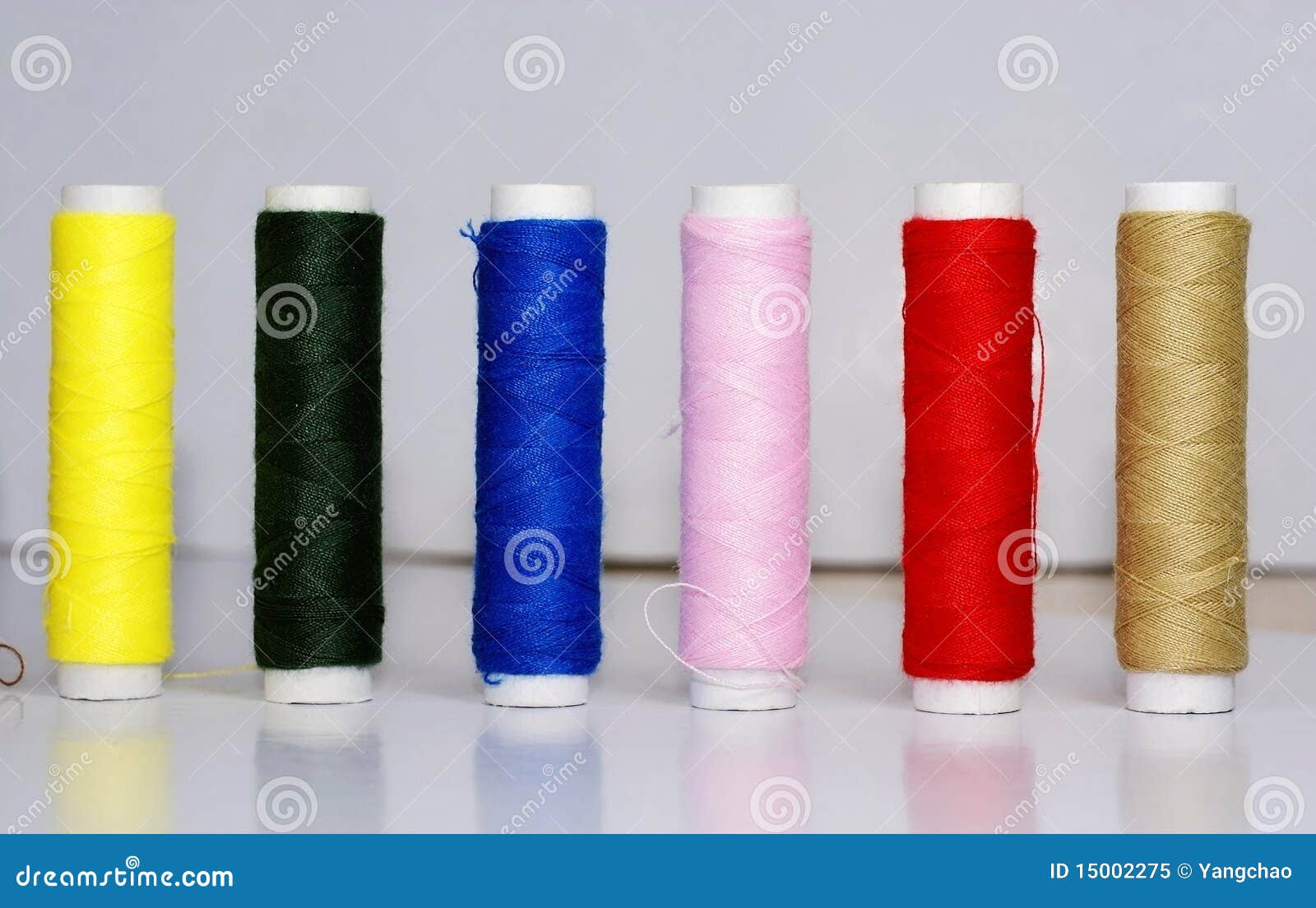Cotton thread stock image. Image of blue, clothing, clew - 15002275