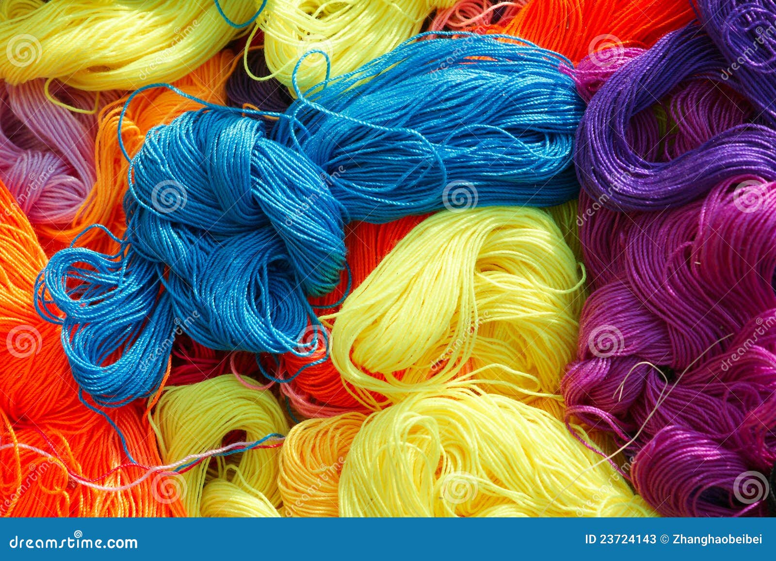 Cotton thread stock image. Image of colorful, wool, colorized - 23724143