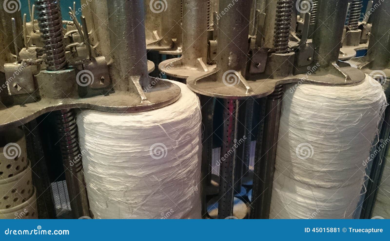 Cotton thread production stock image. Image of cotton - 45015881