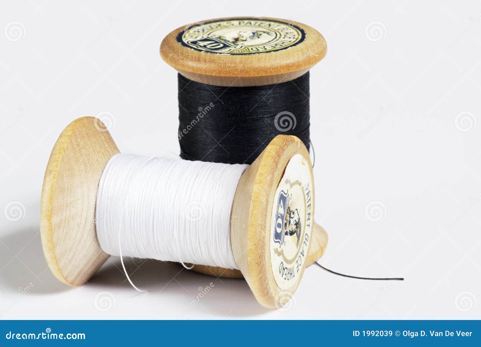 Cotton thread spools stock image. Image of sewing, spool - 1992039