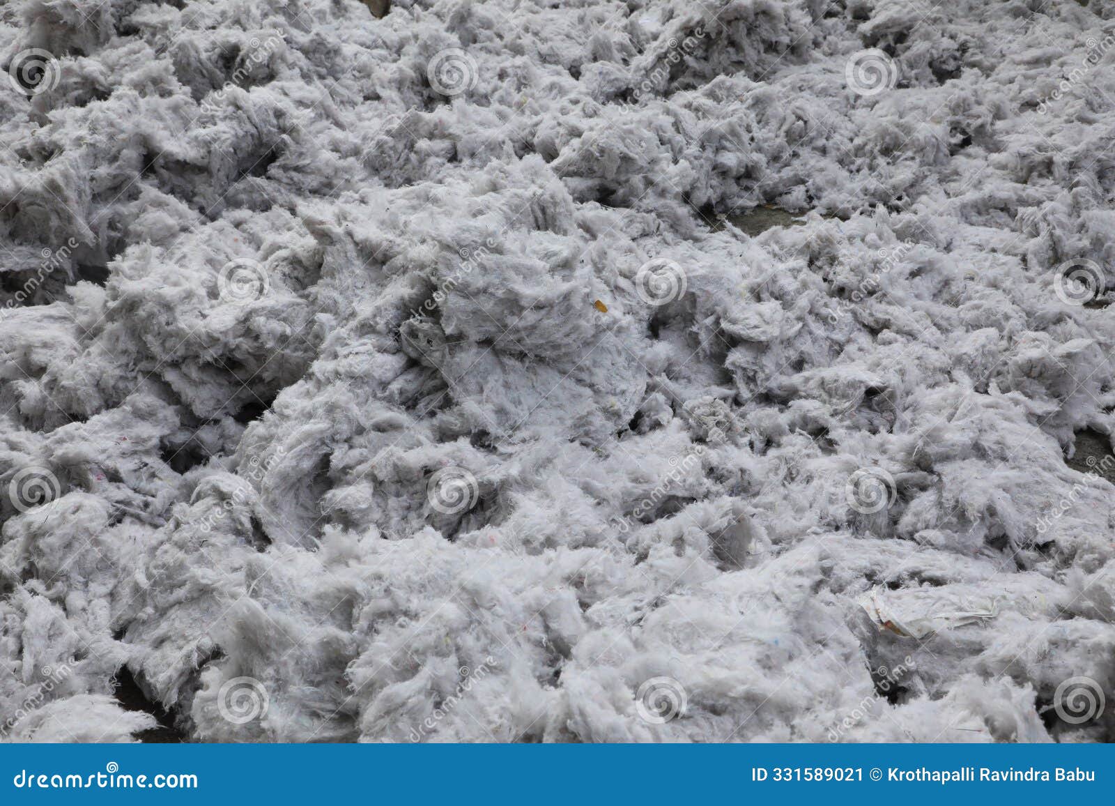 Cotton Waste for Multi Cleaning Purpose Stock Image - Image of india ...