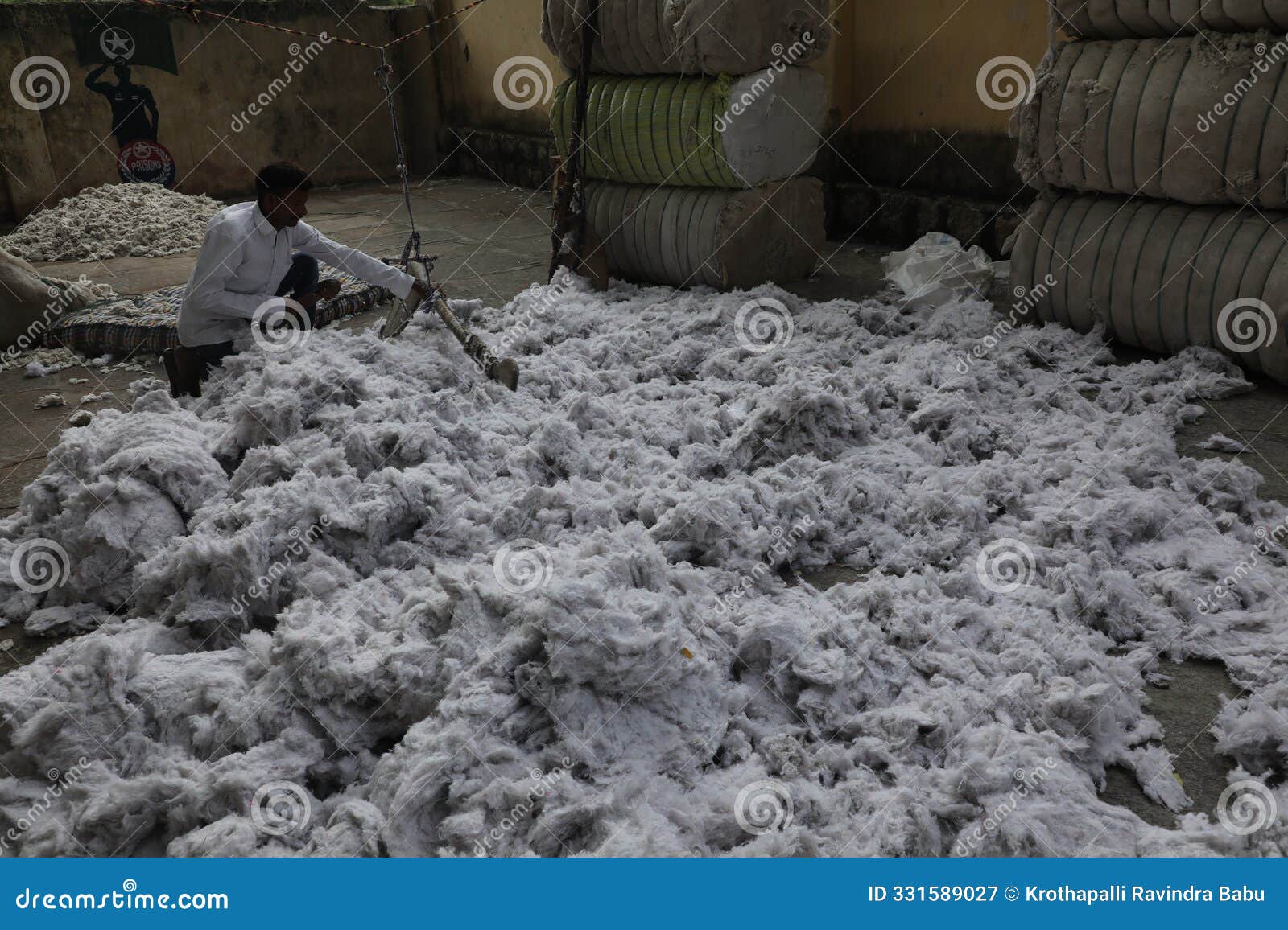 Cotton Waste for Multi Cleaning Purpose Editorial Photography - Image ...