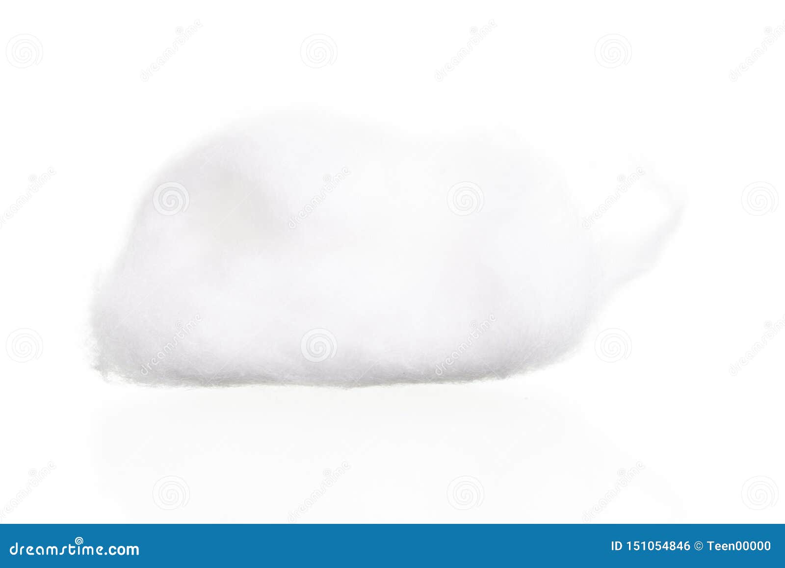 Cotton Wool Isolate on White Background Stock Photo - Image of heap ...