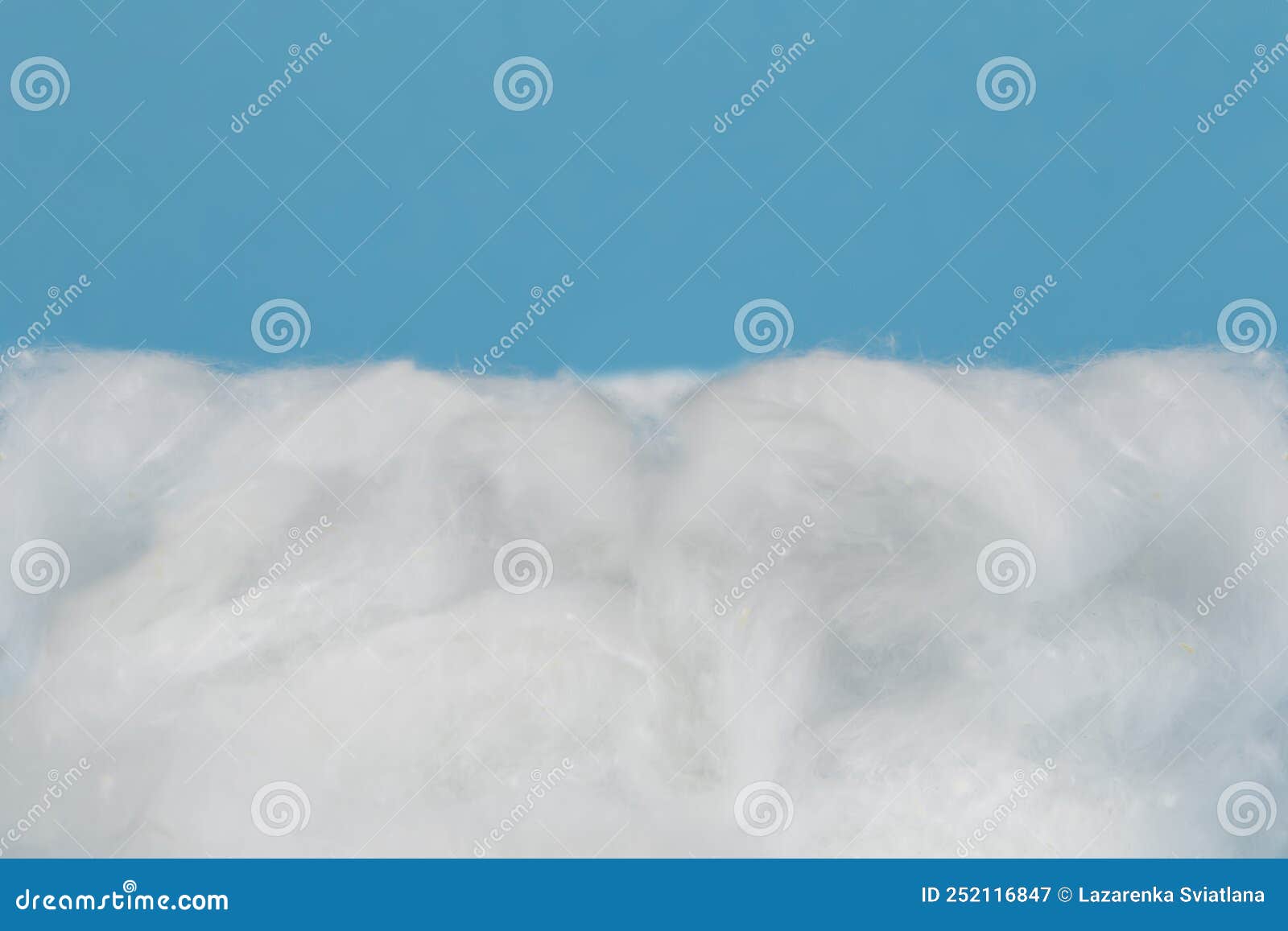Cotton Wool Isolated on Blue Stock Image - Image of makeup, clean ...