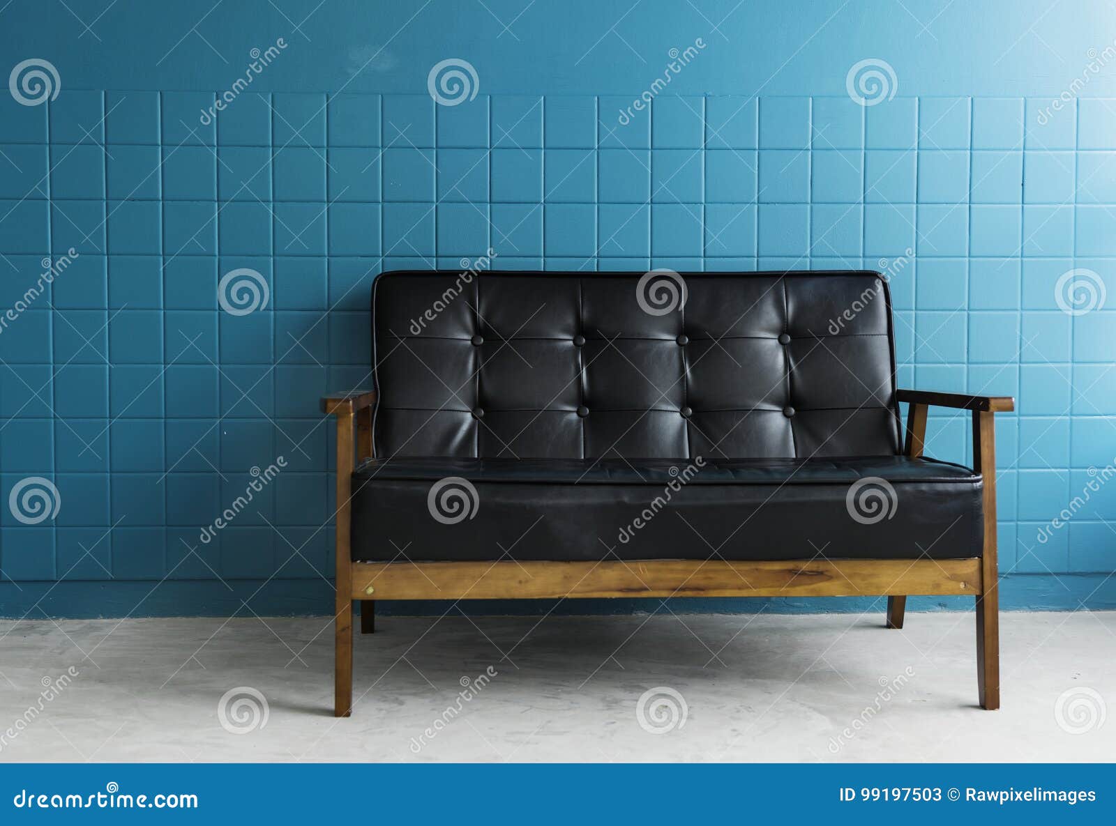 Couch in the Living Room Minimal Design Stock Image - Image of ...