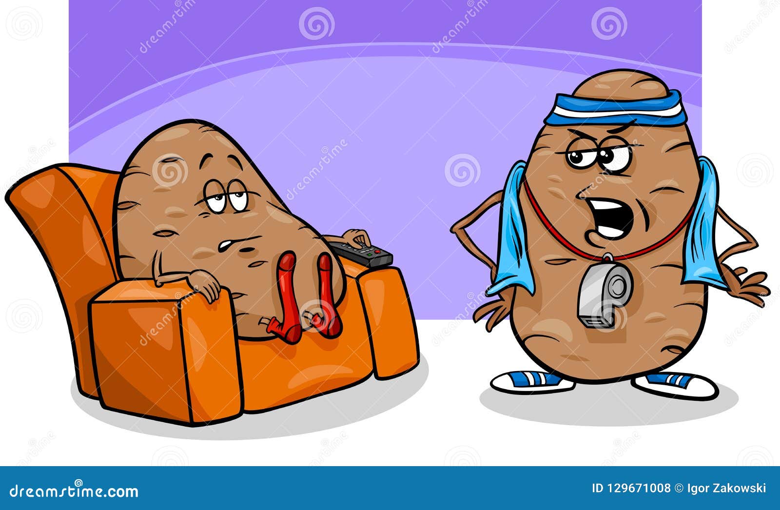 Couch Potato Royalty-Free Illustration | CartoonDealer.com #5839113 Couch Potato Royalty-Free Illustration | CartoonDealer.com #5839113