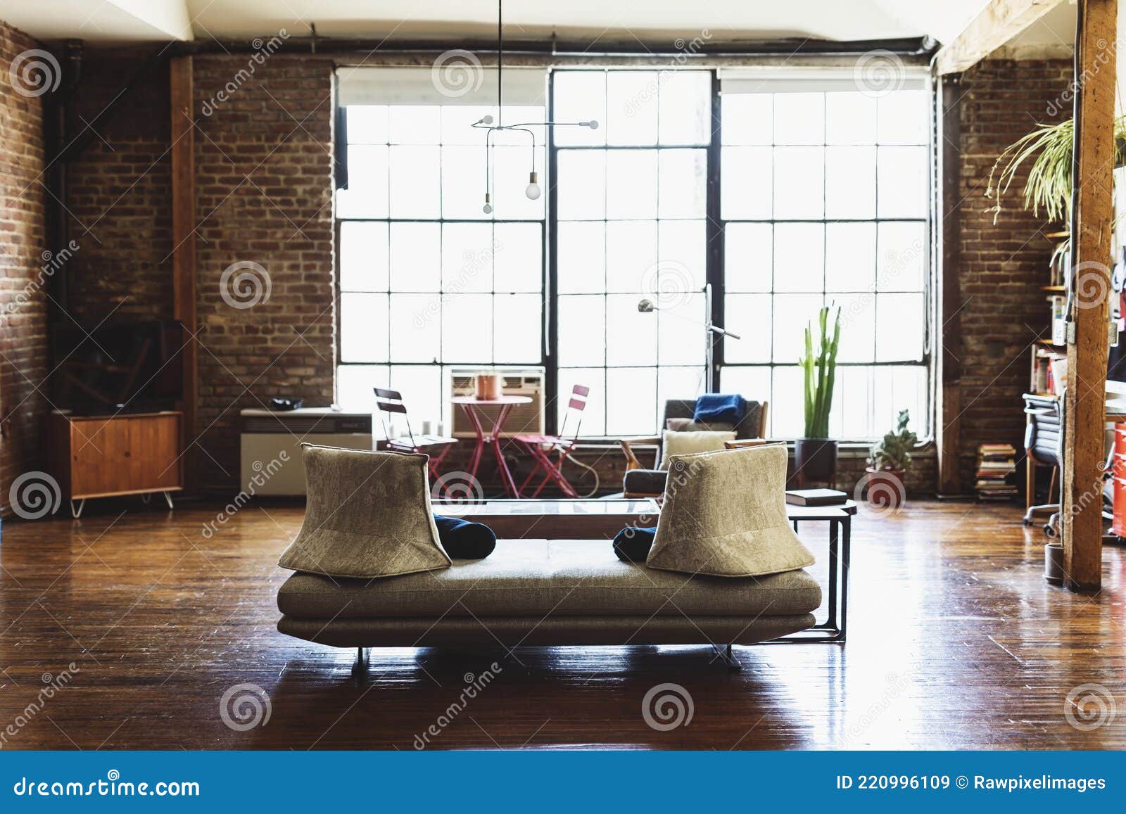 Rustic Couch And Wooden Serving Trays Royalty-Free Stock Photography ...
