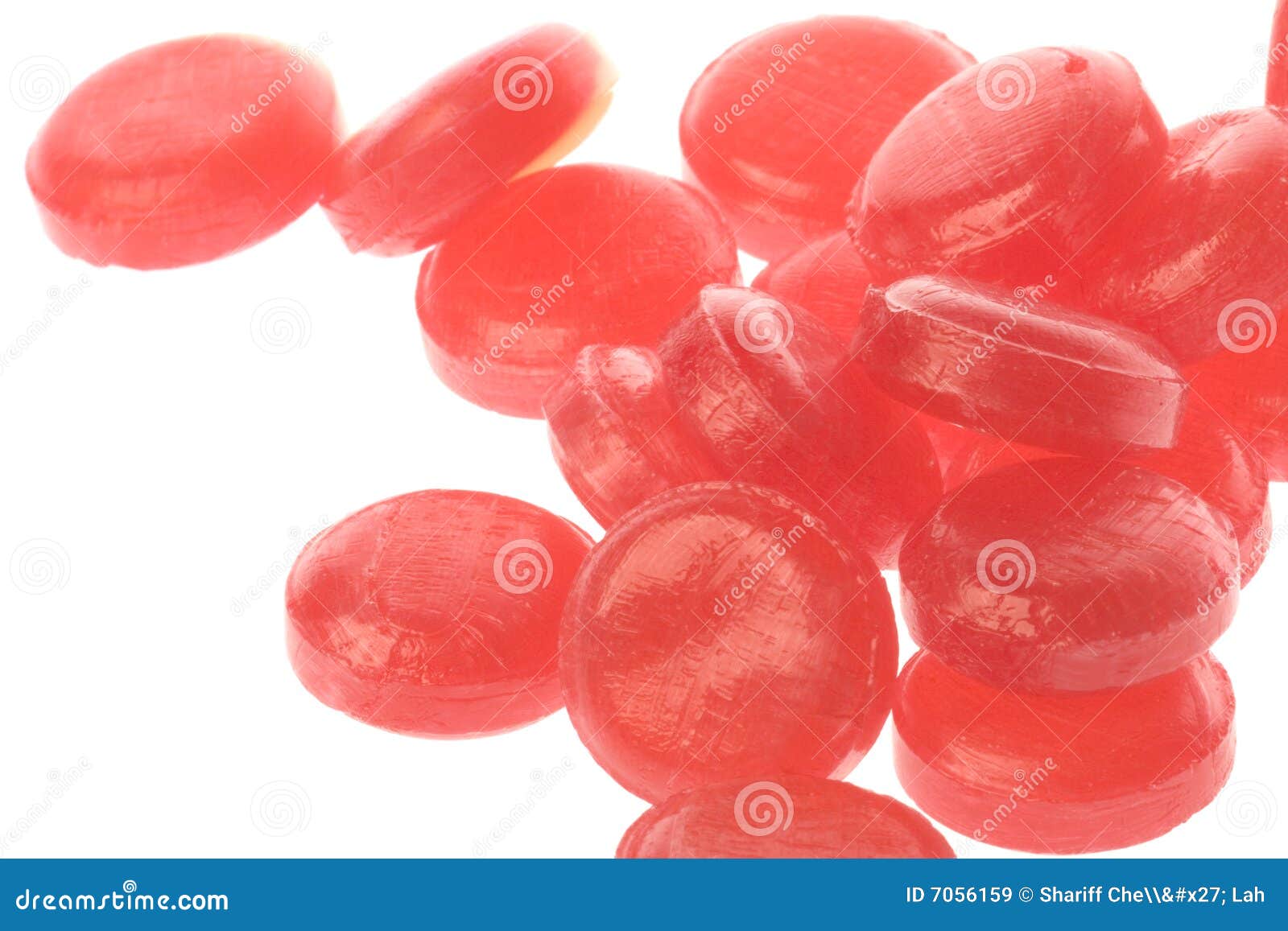 Cough Drops Isolated stock image. Image of macro, throat - 7056159