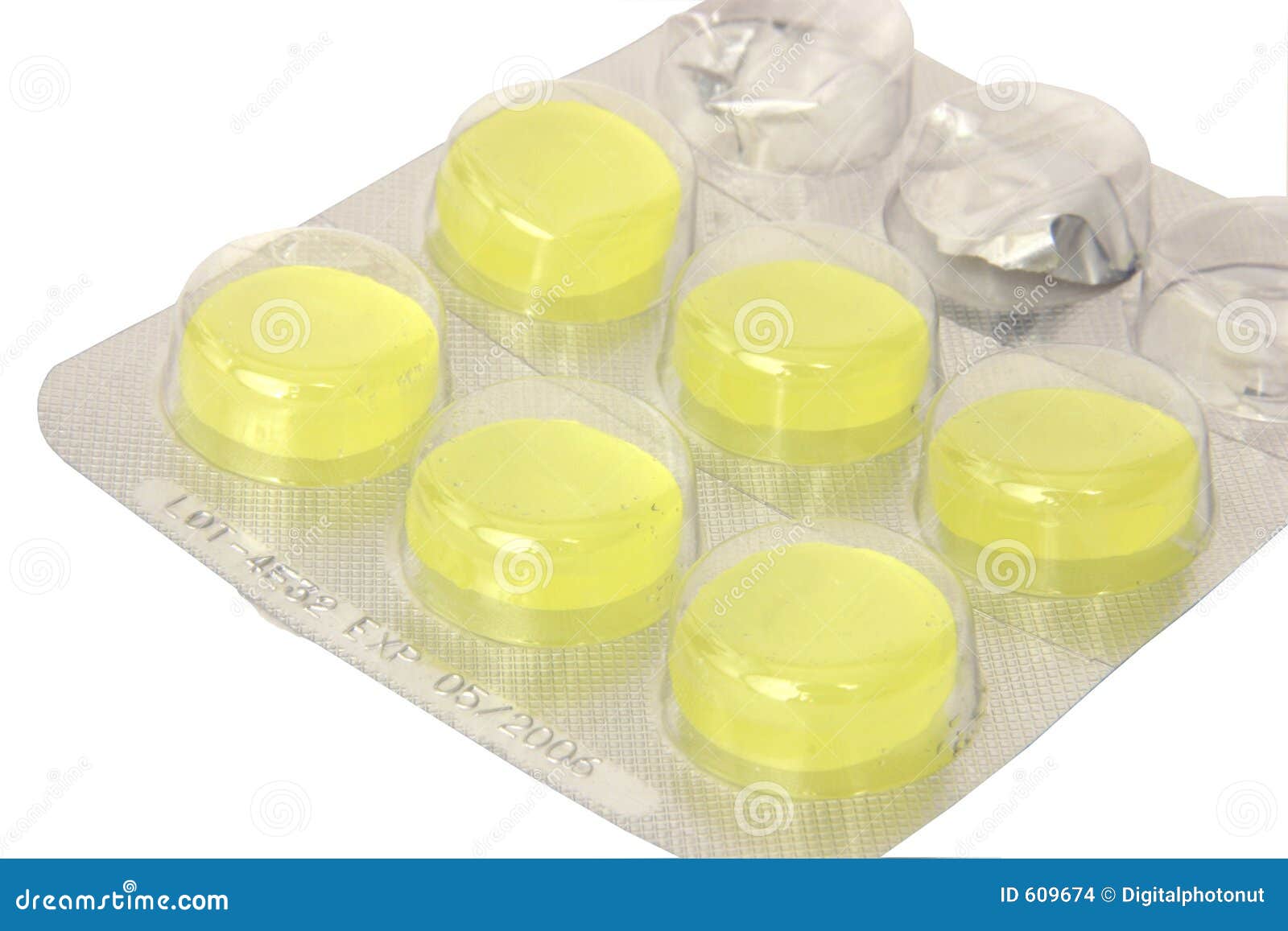 Cough Lozengers stock photo. Image of pharmacy, throat - 609674
