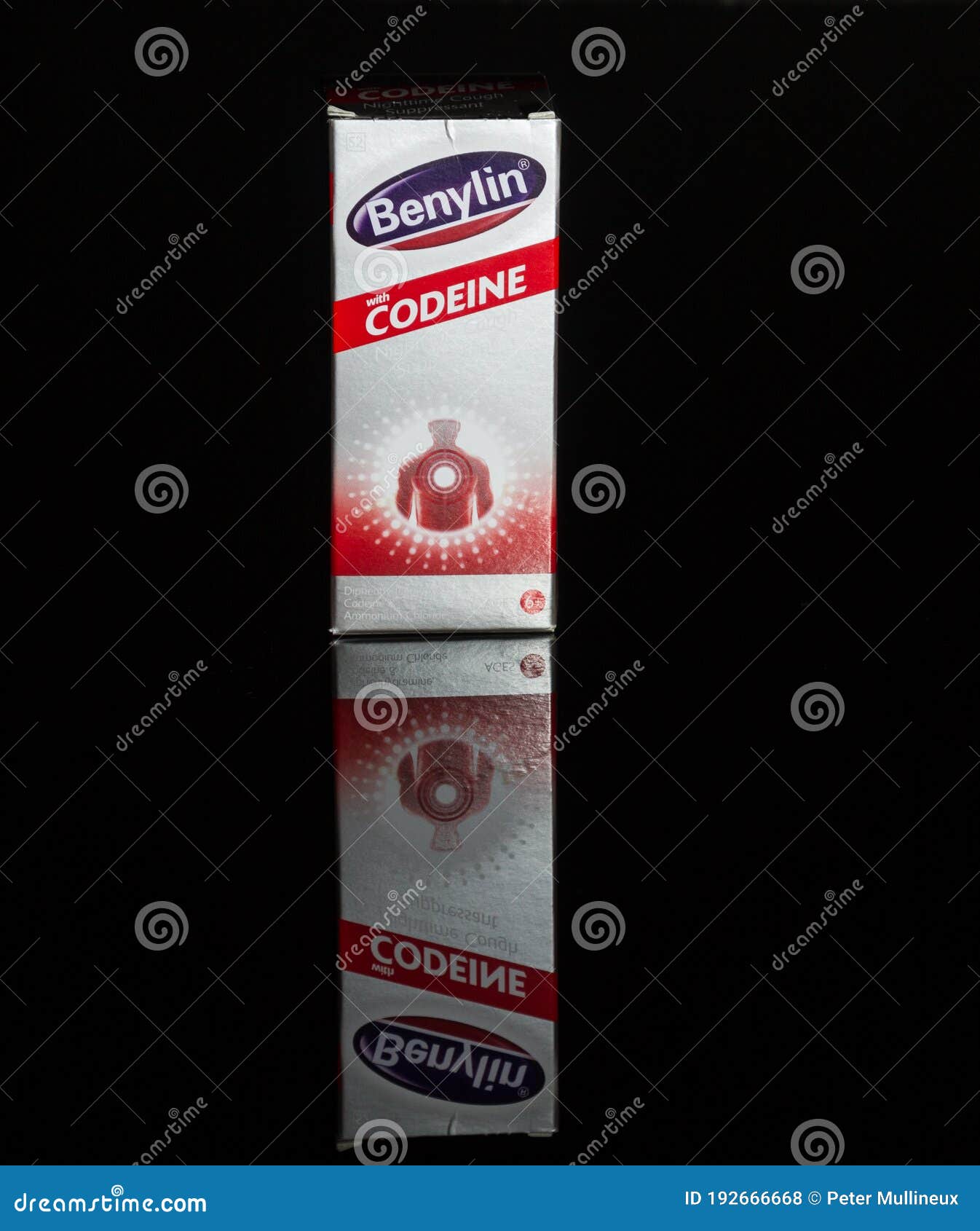 Cough Medicine with Codeine Editorial Stock Photo - Image of soothing ...