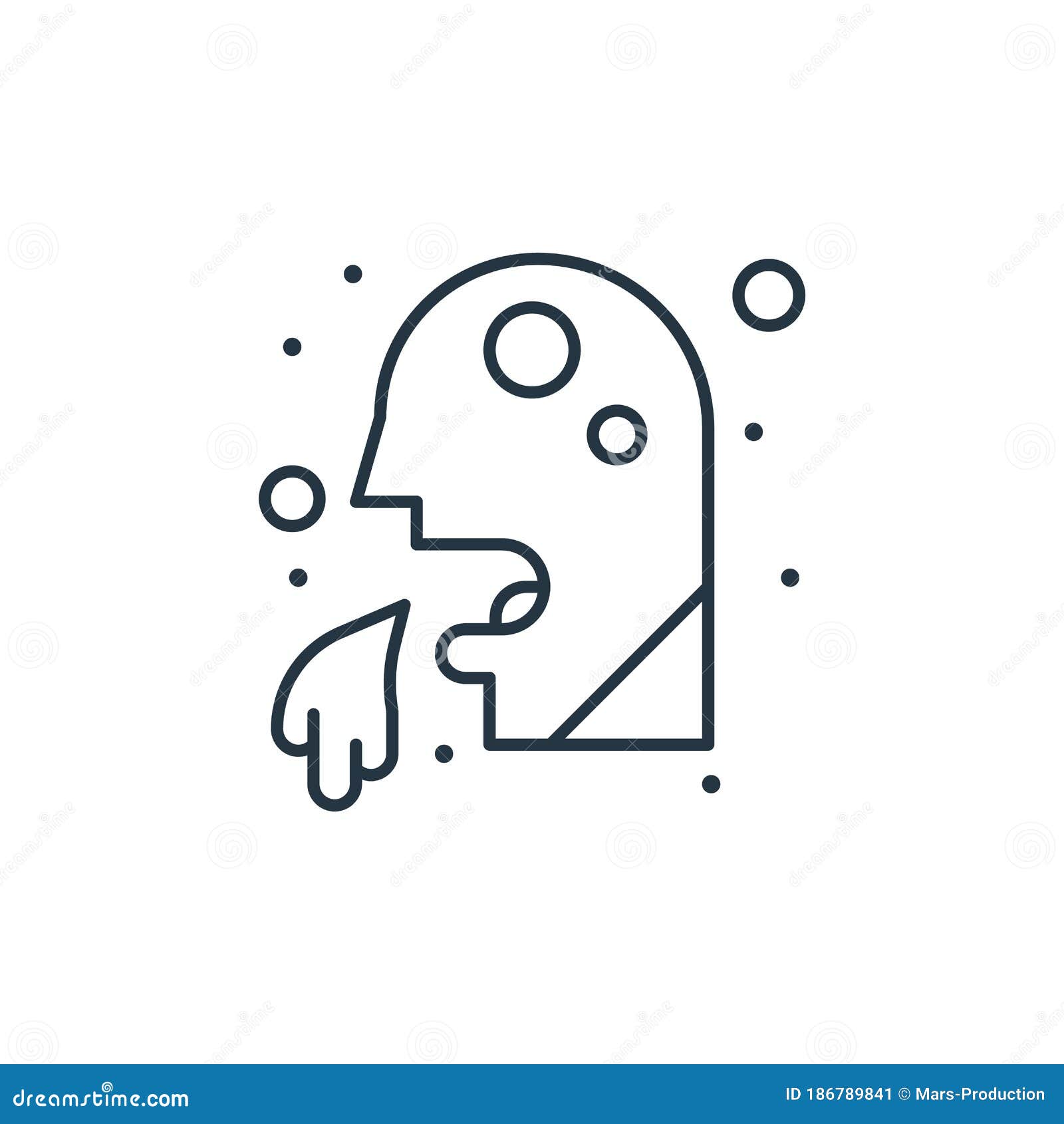 Cough Vector Icon. Cough Editable Stroke. Cough Linear Symbol for Use ...