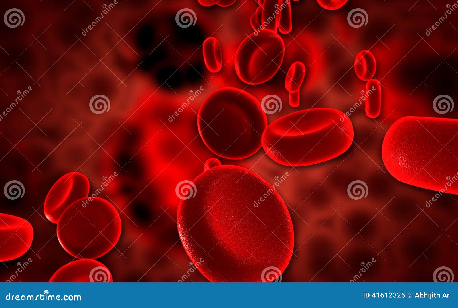 Couler Des Globules Sanguins Illustration Stock - Illustration du durée ...