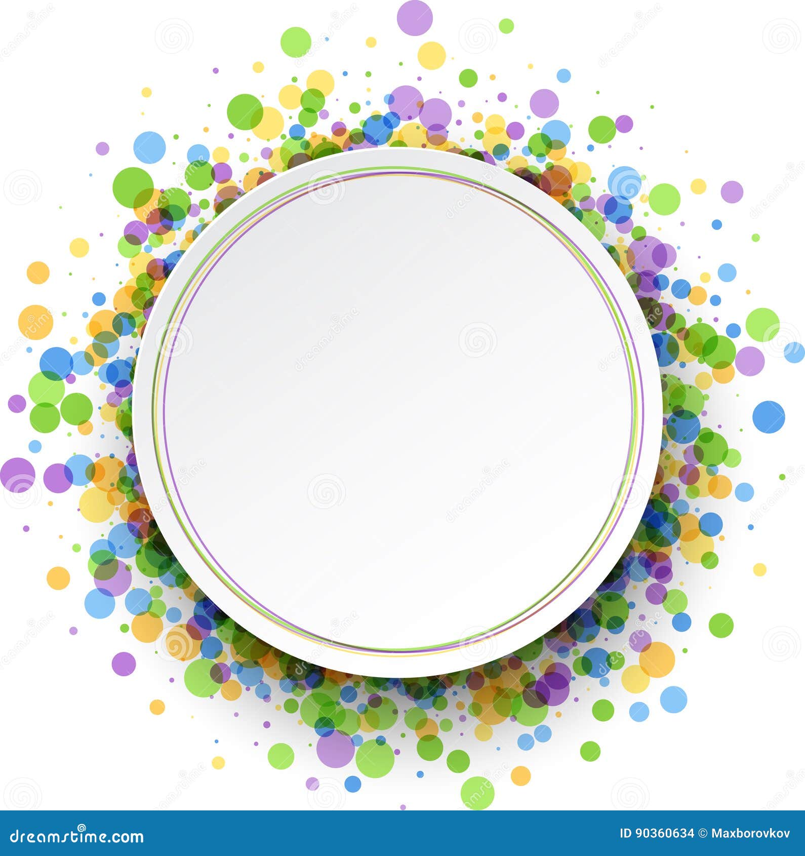 Couleur de fond ronde illustration de vecteur. Illustration du papier ...