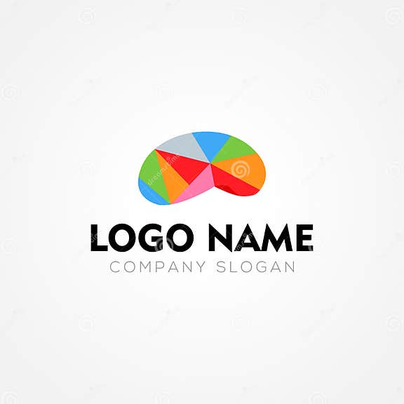 Couleur Logo Design De Bean Multiples Illustration de Vecteur ...