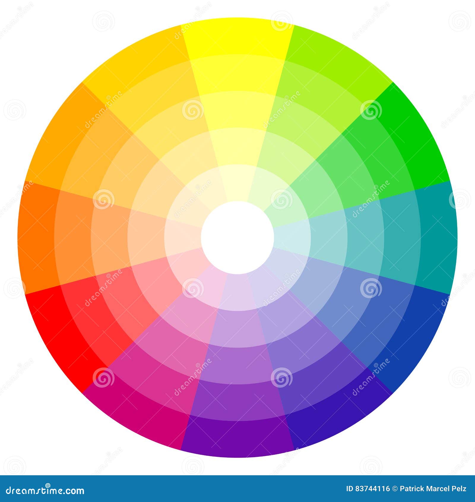Couleurs De La Roue De Couleur 12 Illustration de Vecteur ...