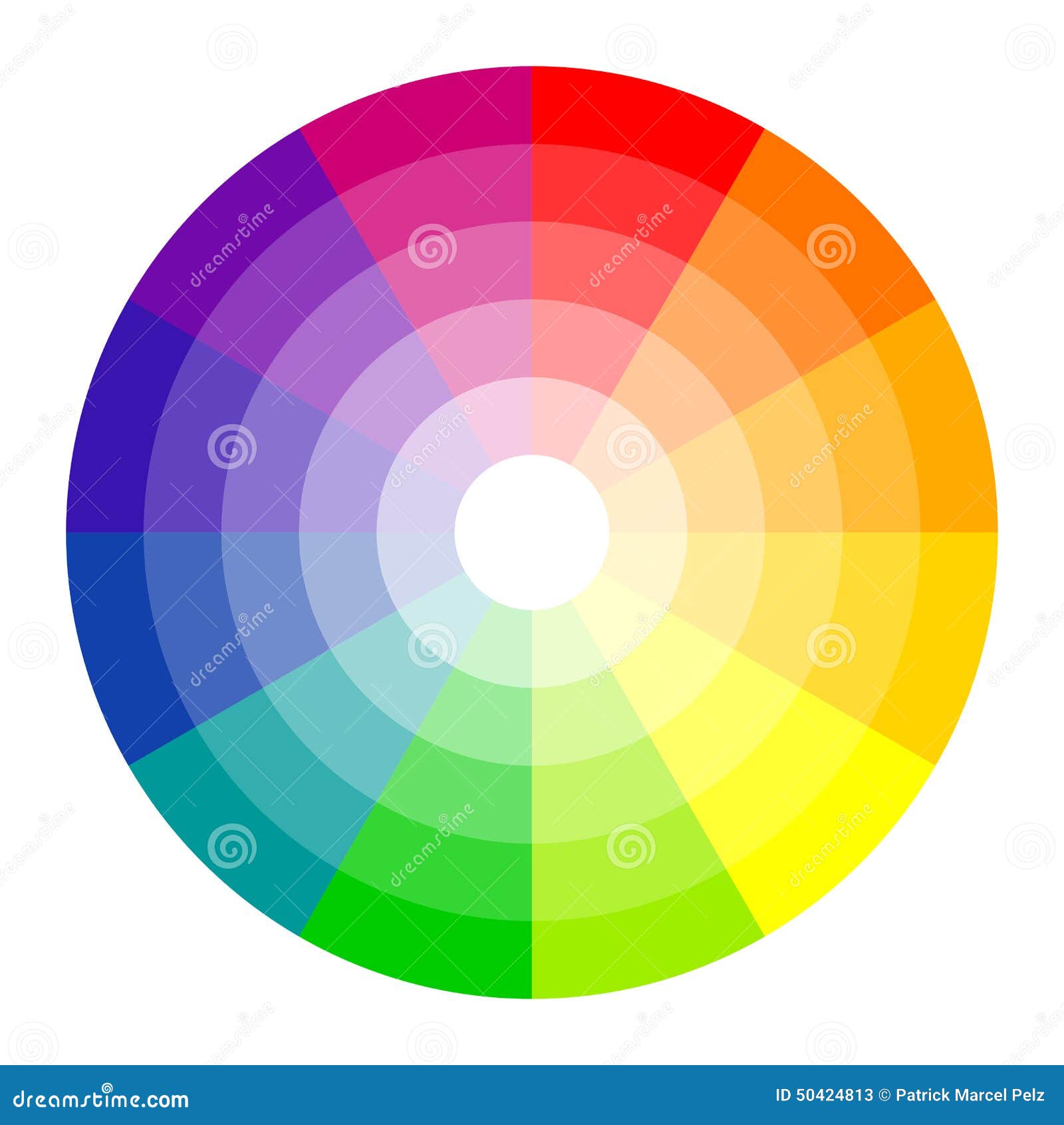 Couleurs Du Cercle De Couleur 12 Illustration de Vecteur - Illustration ...
