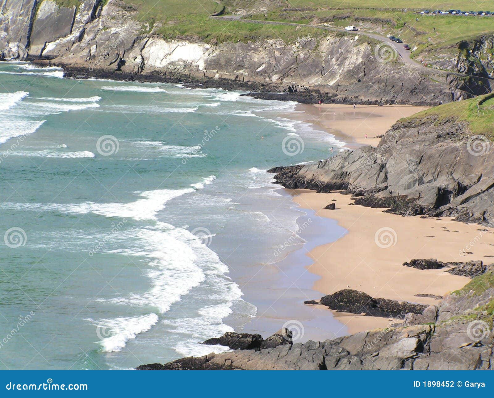 Coumeenole Beach, Dingle Peninsula, Ireland. Stock Photo - Image of ...