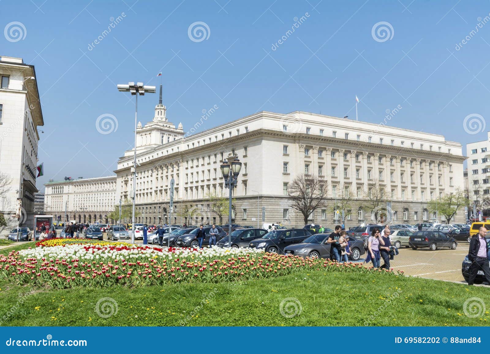 The Council of Ministers Building in Central Sofia Editorial ...