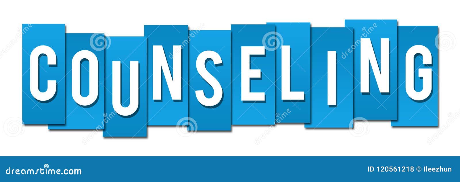 Counseling Blue Stripes stock illustration. Illustration of ...