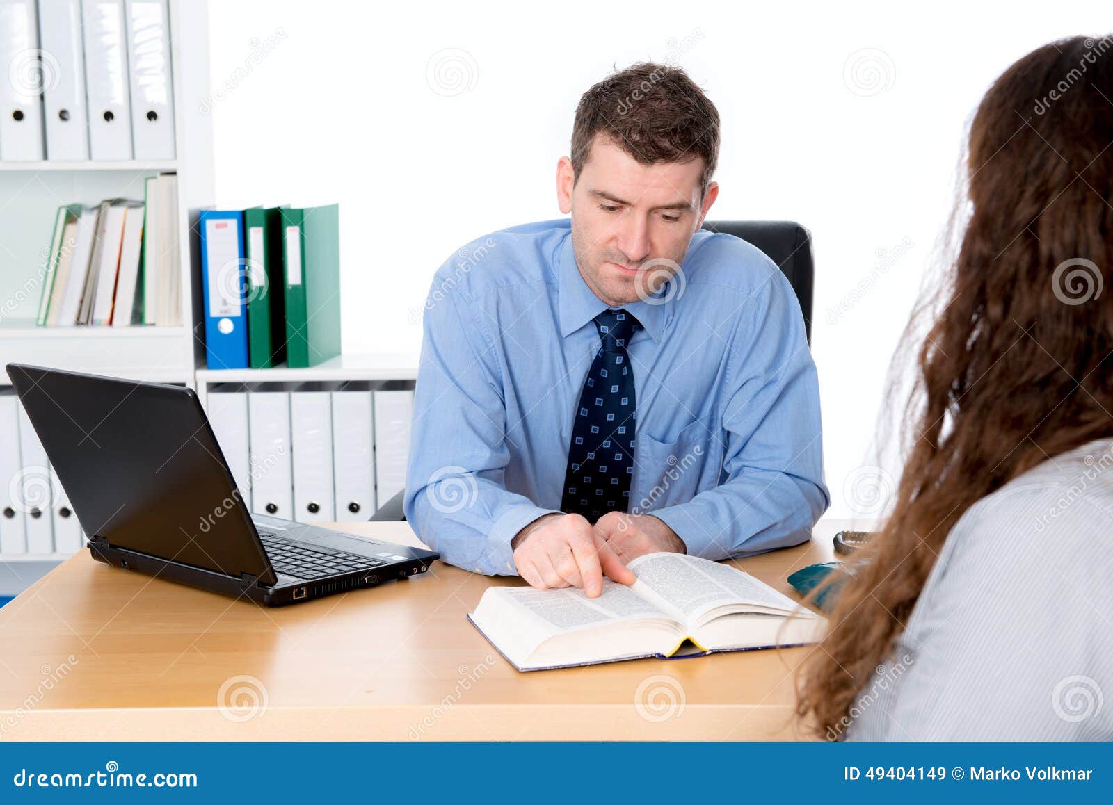 Counseling interview stock image. Image of accountant - 49404149