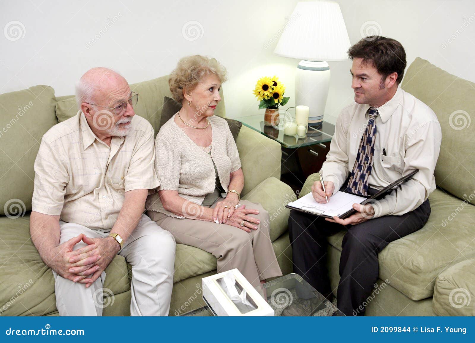 Counseling or Sales Call Overview Stock Photo - Image of funeral ...