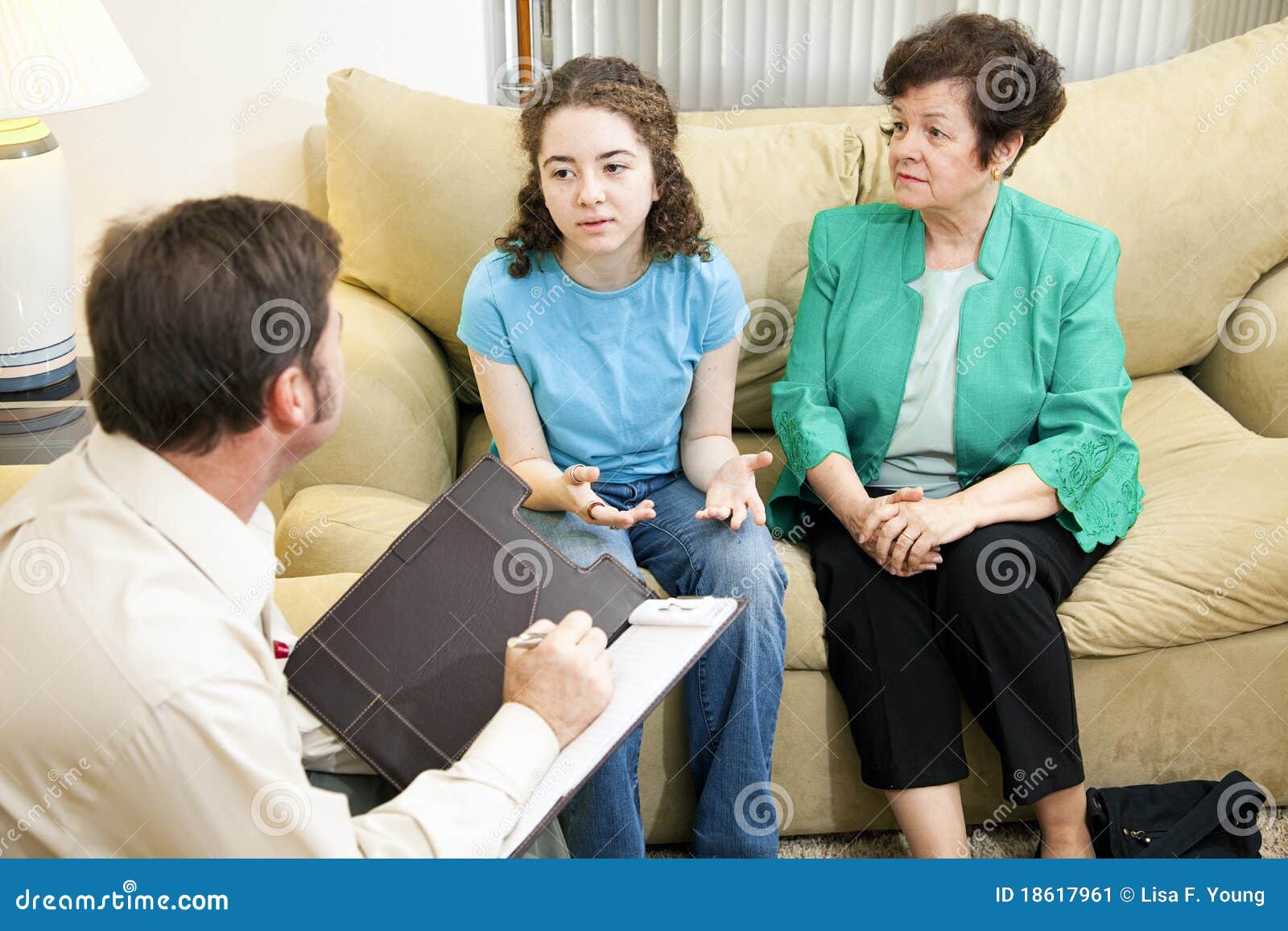 Counseling Series - Getting Help Stock Image - Image of male ...