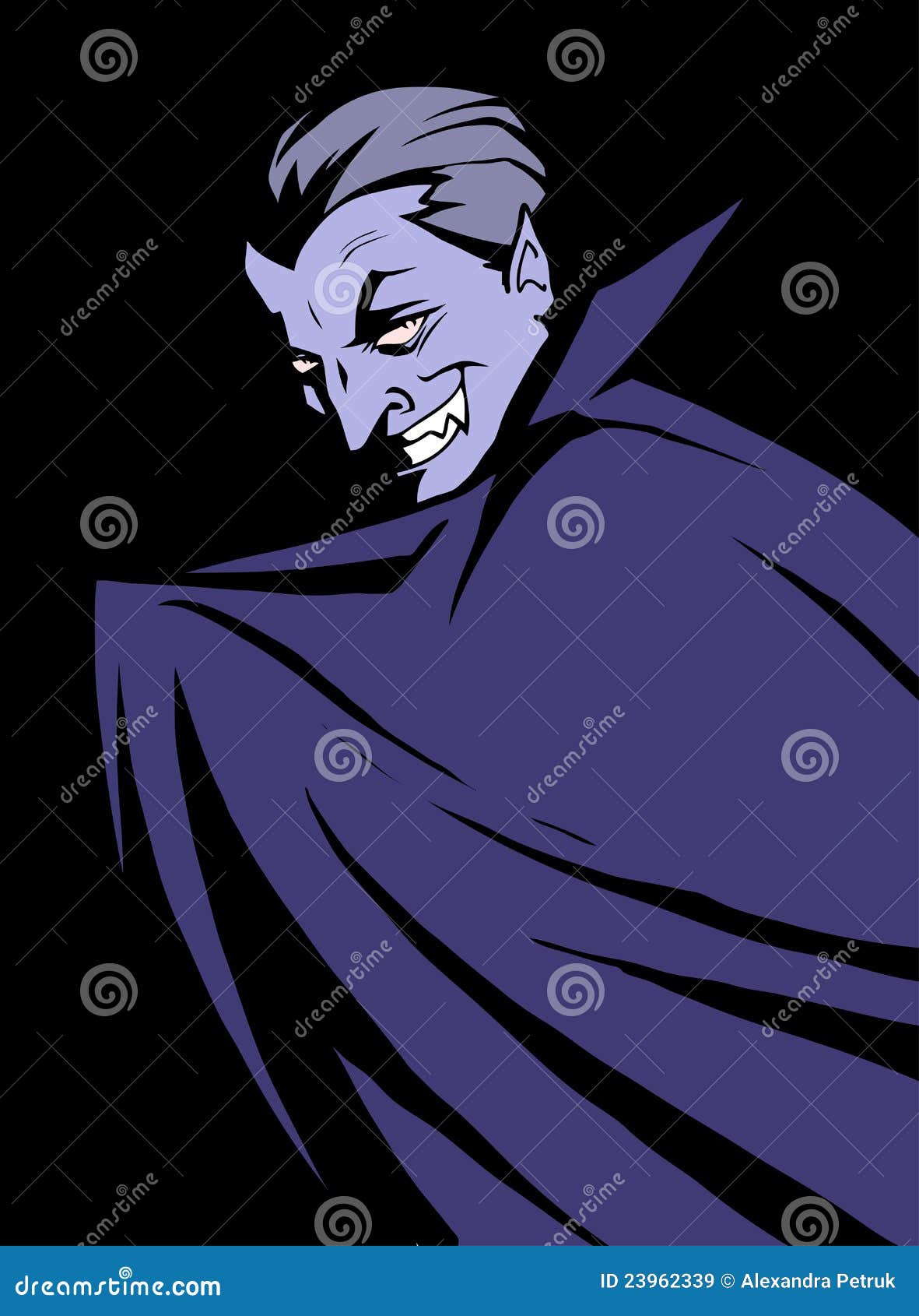 Count Dracula stock vector. Illustration of expression - 23962339