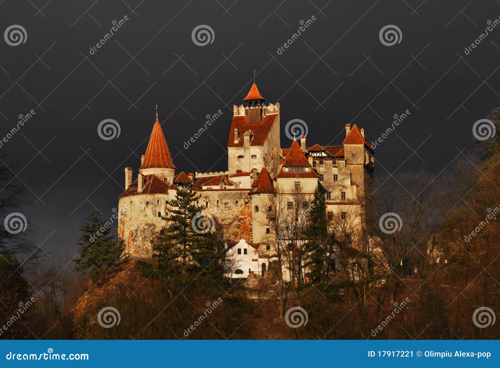 Count Dracula s Castle stock image. Image of kingdom - 17917221