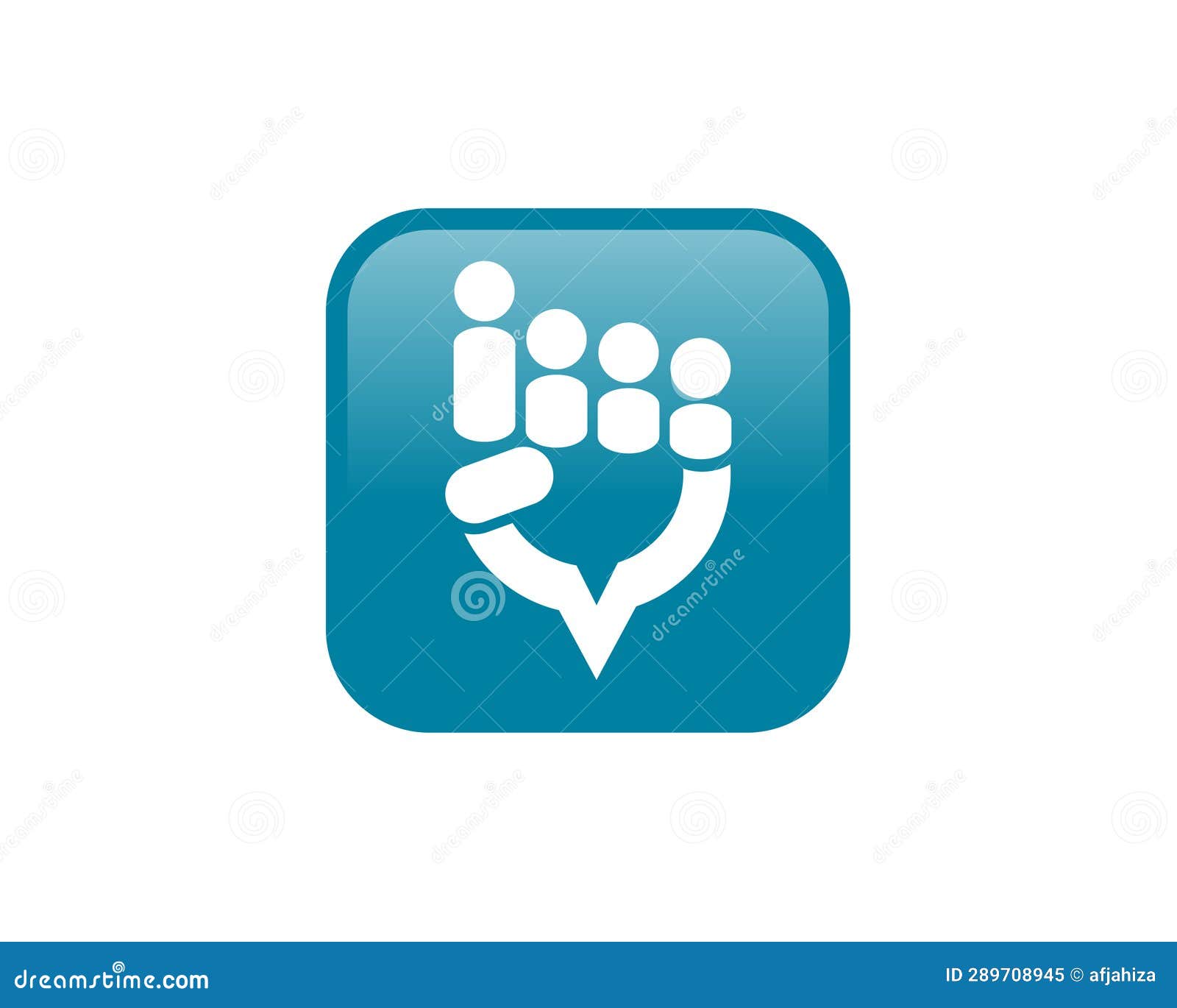 Count Finger People Logo Icon Stock Illustration - Illustration of ...