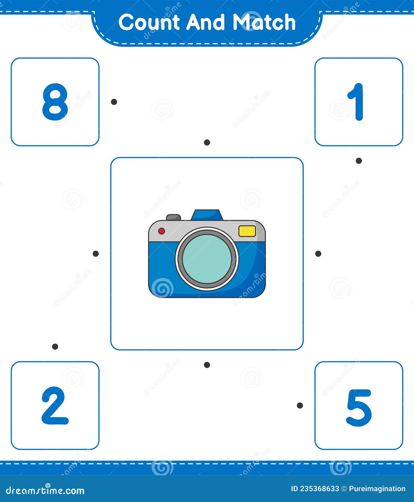 Count and Match, Count the Number of Camera and Match with the Right ...