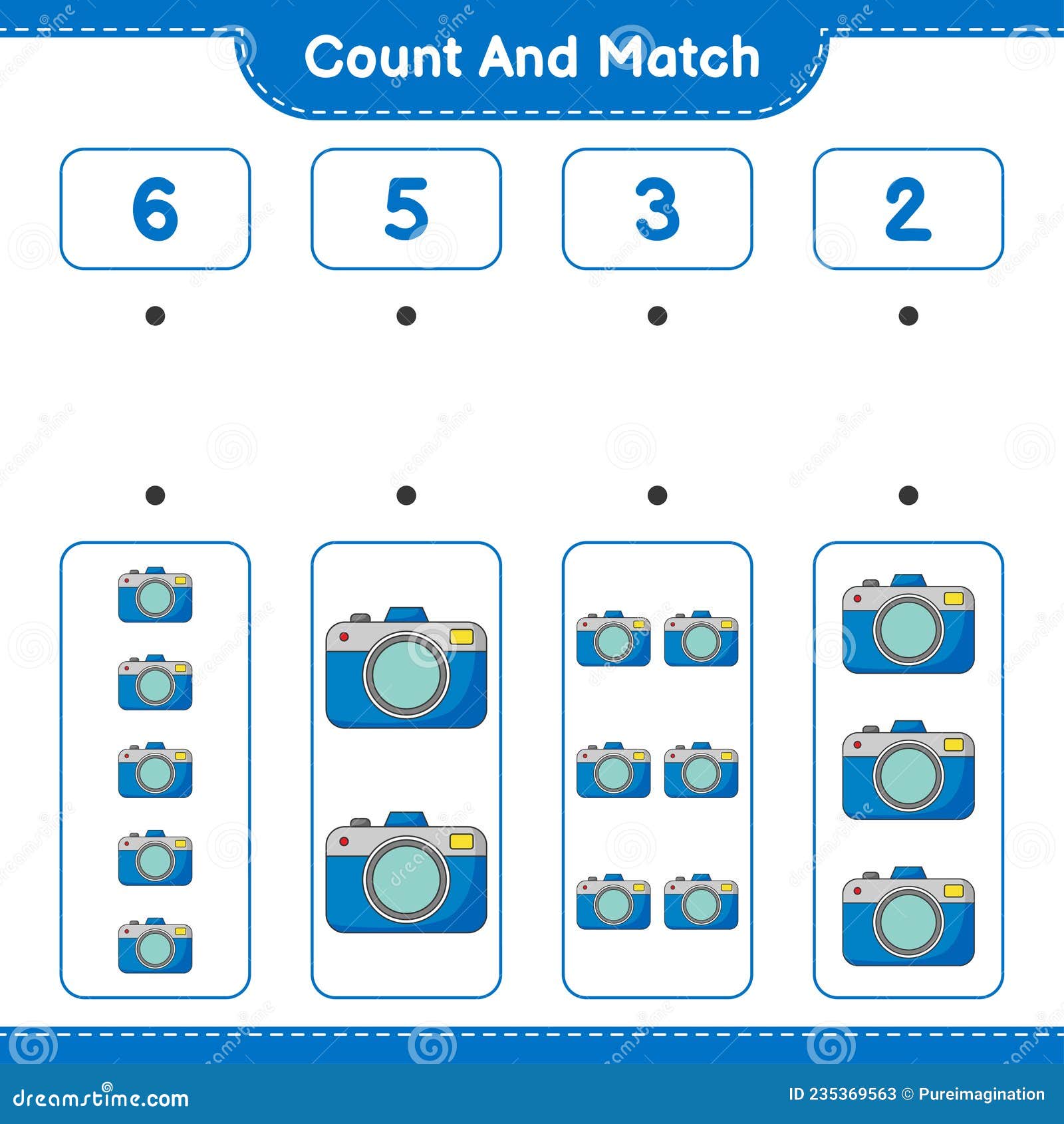 Count and Match, Count the Number of Camera and Match with the Right ...