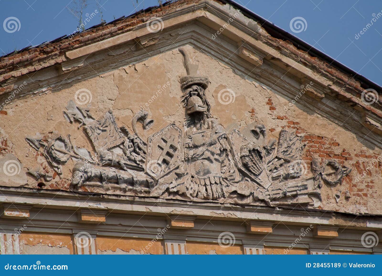 Count Potocki coat of arms stock image. Image of ruin - 28455189
