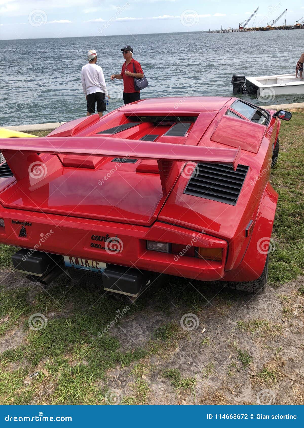 Countach lamborghini editorial photography. Image of beach - 114668672