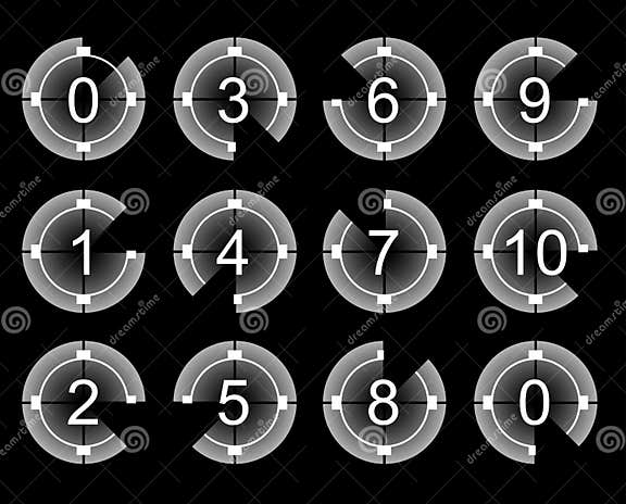 Countdown stock vector. Illustration of strip, gradient - 3059812