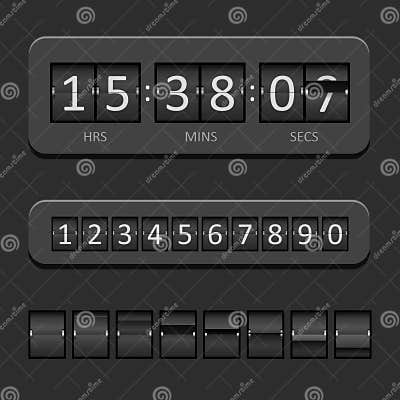 Countdown Board stock vector. Illustration of meter, holiday - 35532788