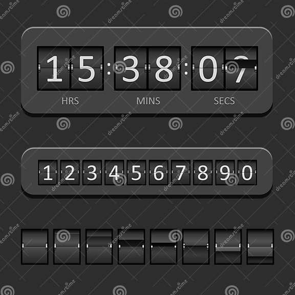 Countdown Board stock vector. Illustration of meter, holiday - 35532788