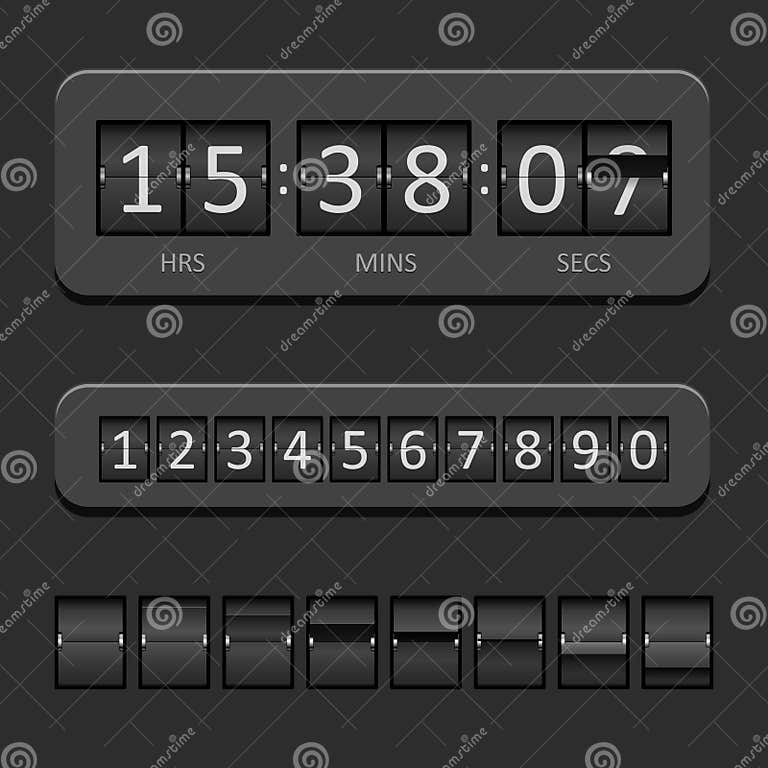 Countdown Board stock vector. Illustration of meter, holiday - 35532788