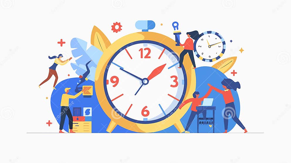 Countdown Deadline Time Limit Concept with Moving Hours Hand Stock ...