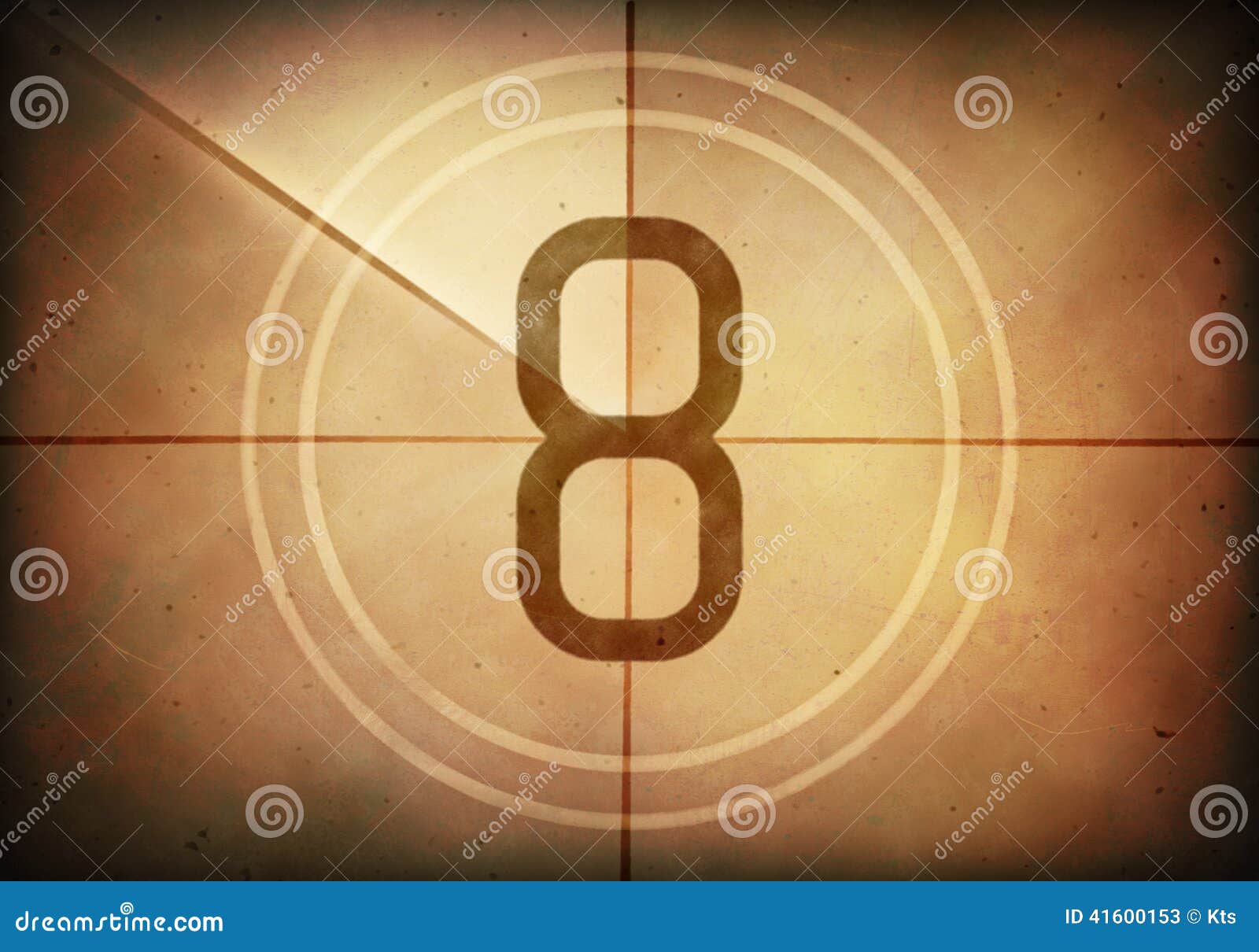 Countdown Eight stock illustration. Illustration of entertainment ...