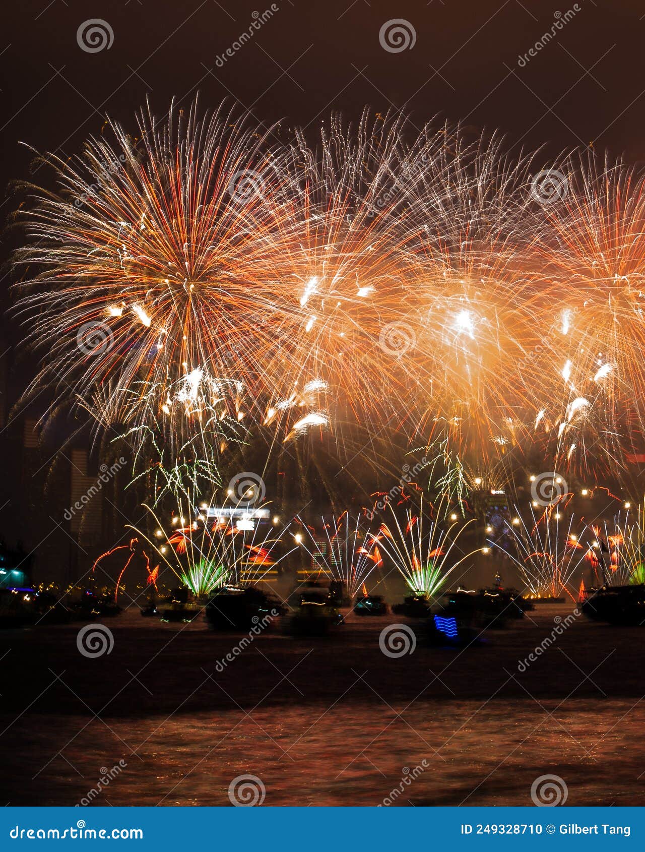 Countdown Fireworks Celebration Stock Photo - Image of festival, event ...