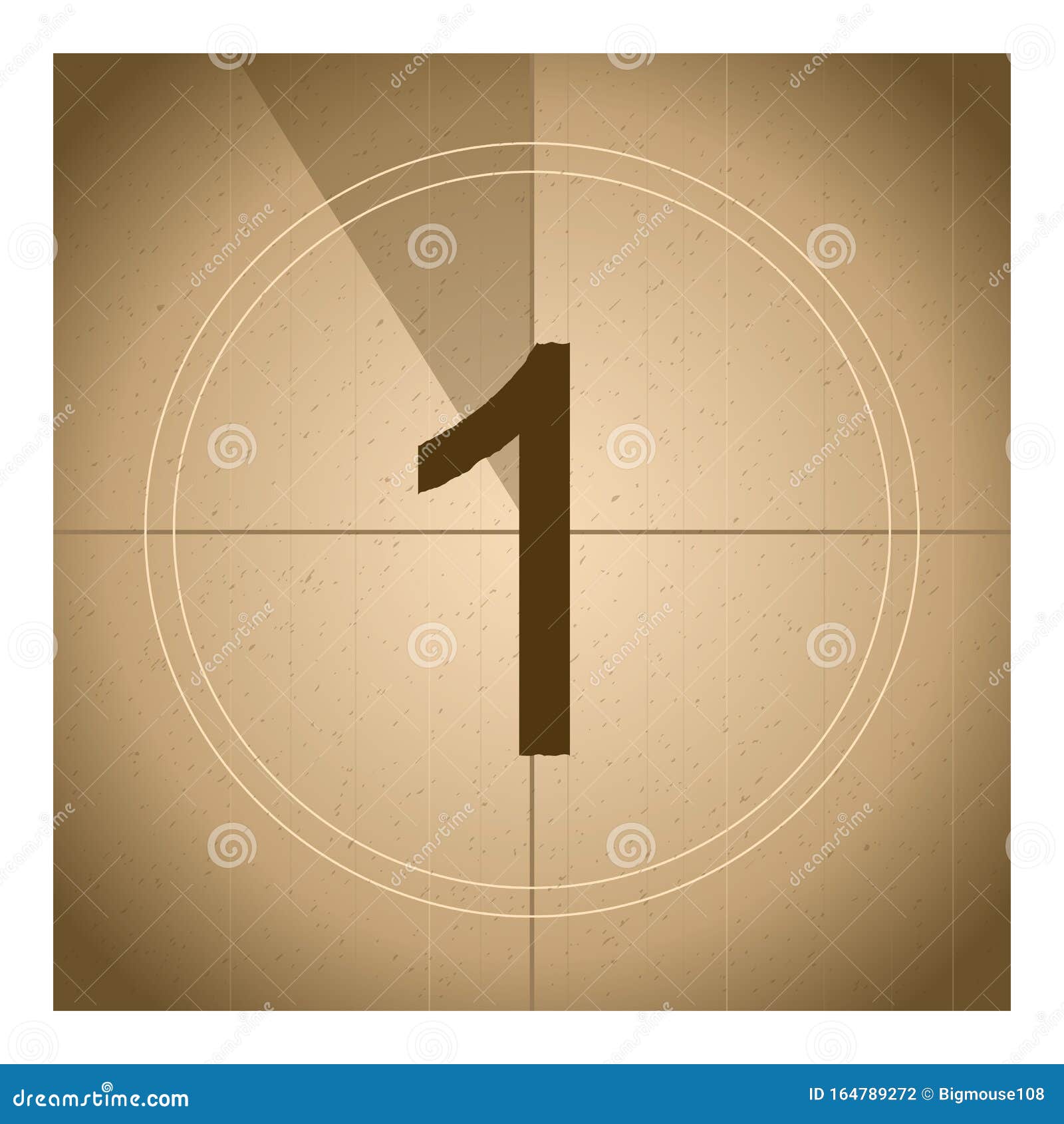 Countdown Frame First Concept Card Poster. Vector Stock Vector ...