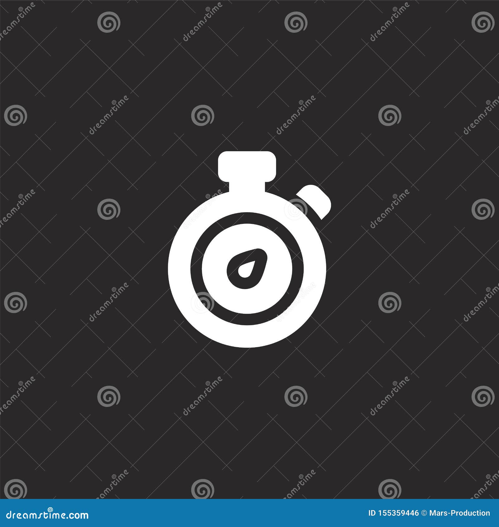 Countdown Icon. Filled Countdown Icon for Website Design and Mobile ...