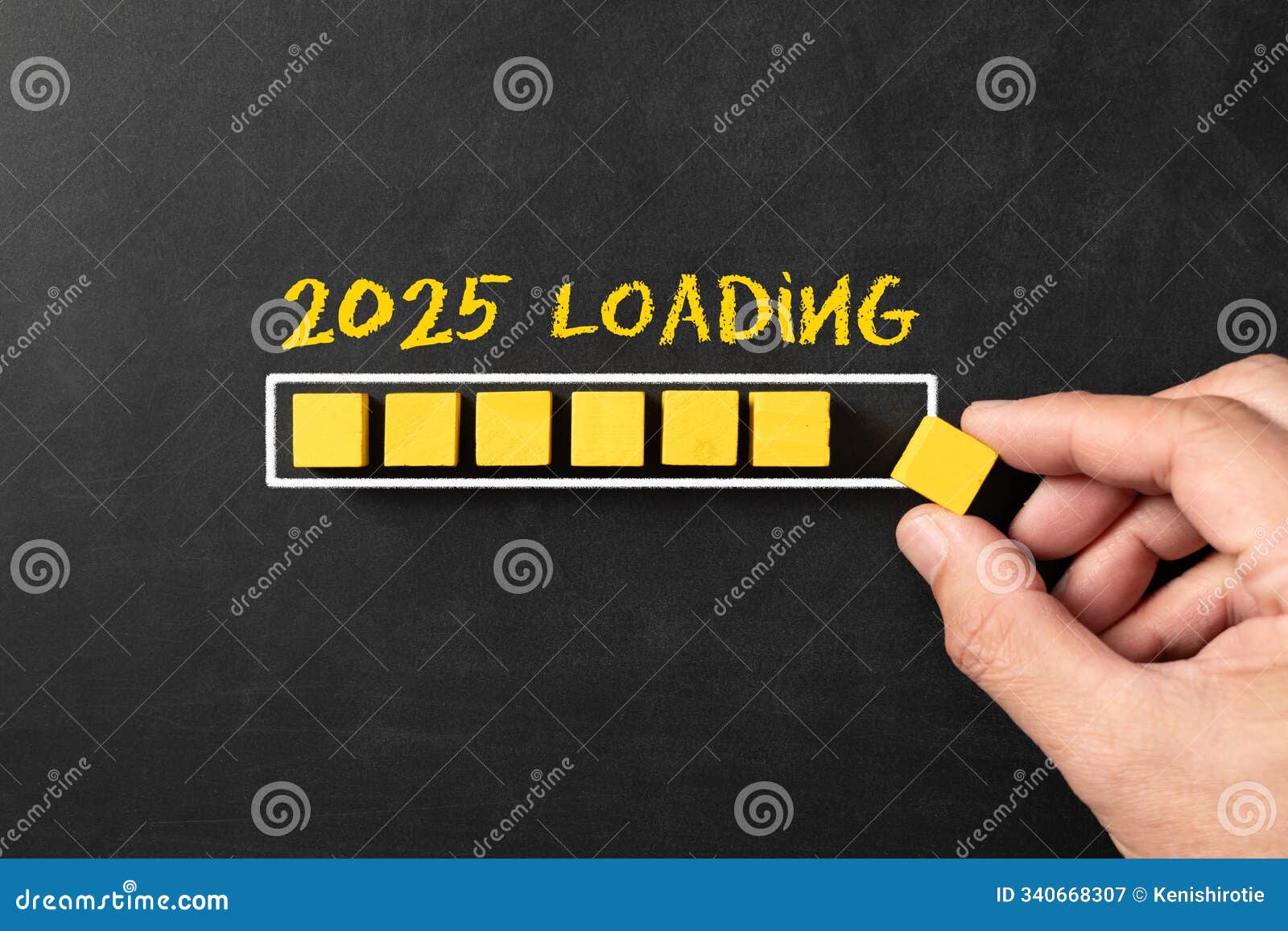 Countdown new year 2025 stock image. Image of board - 340668307