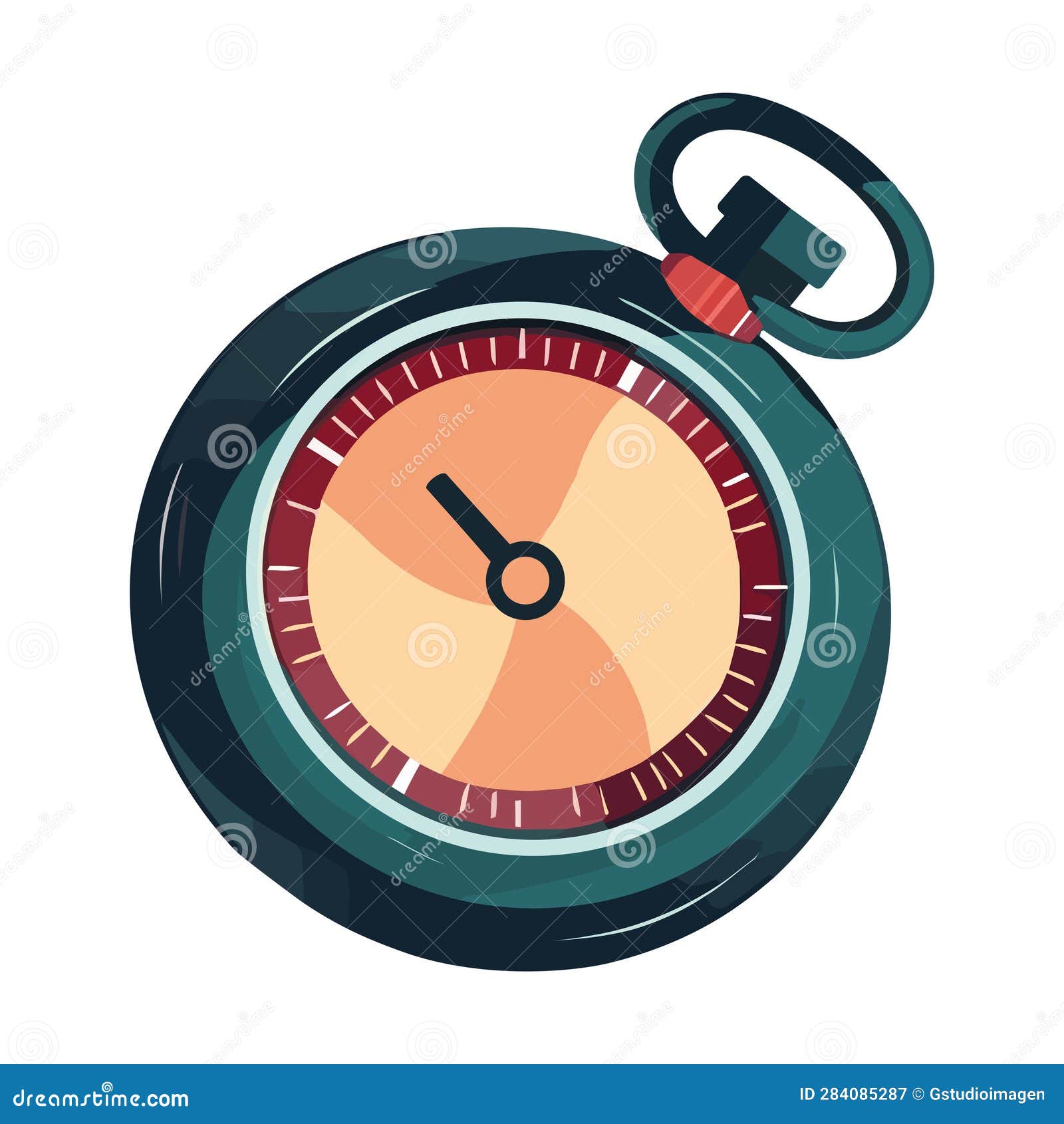 Countdown Symbol on Clock Face, Deadline Approaching Fast Stock Vector ...