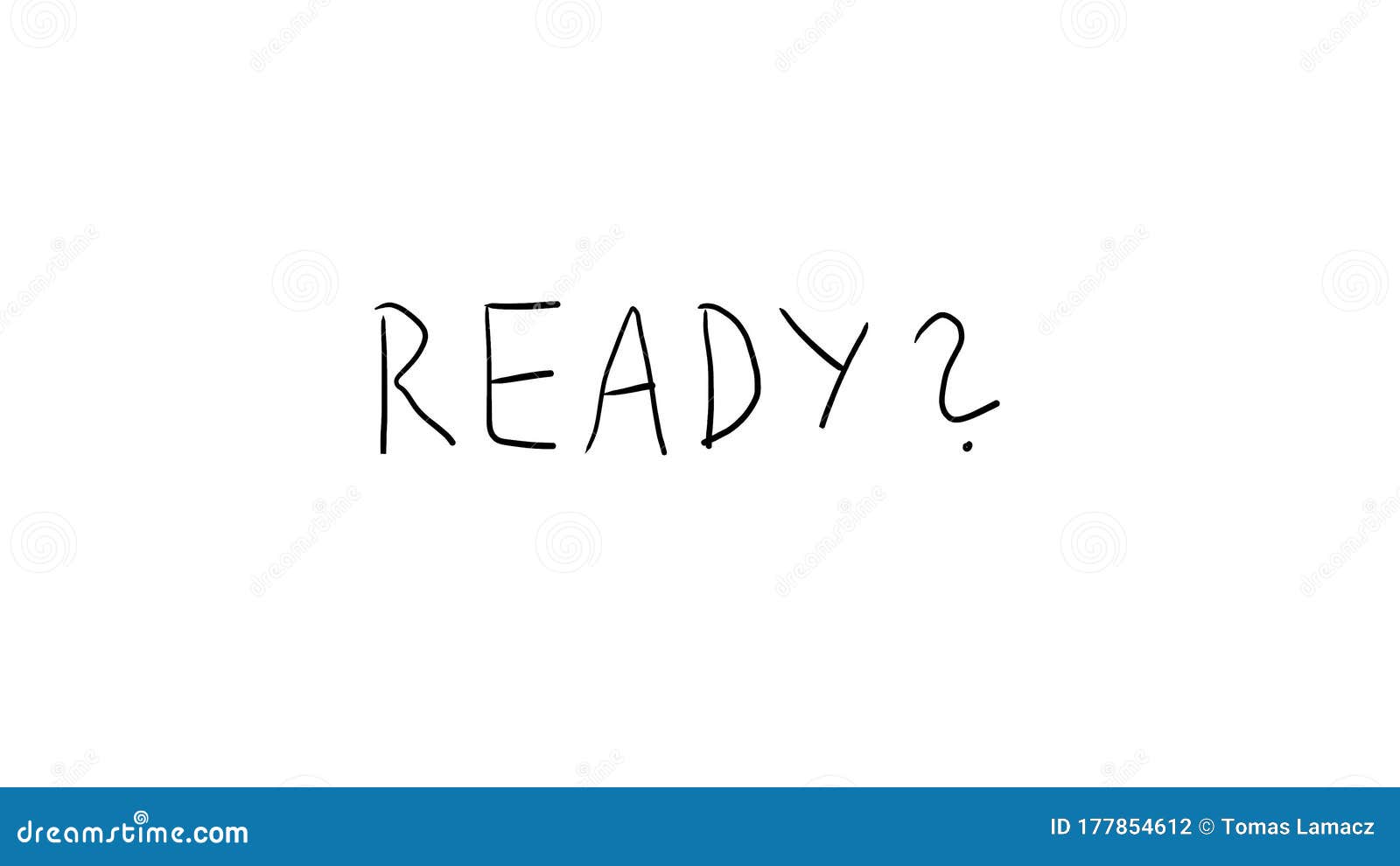 Countdown Timer Clock Self Drawing Animation. Ready, 3, 2, 1, Go Stock ...