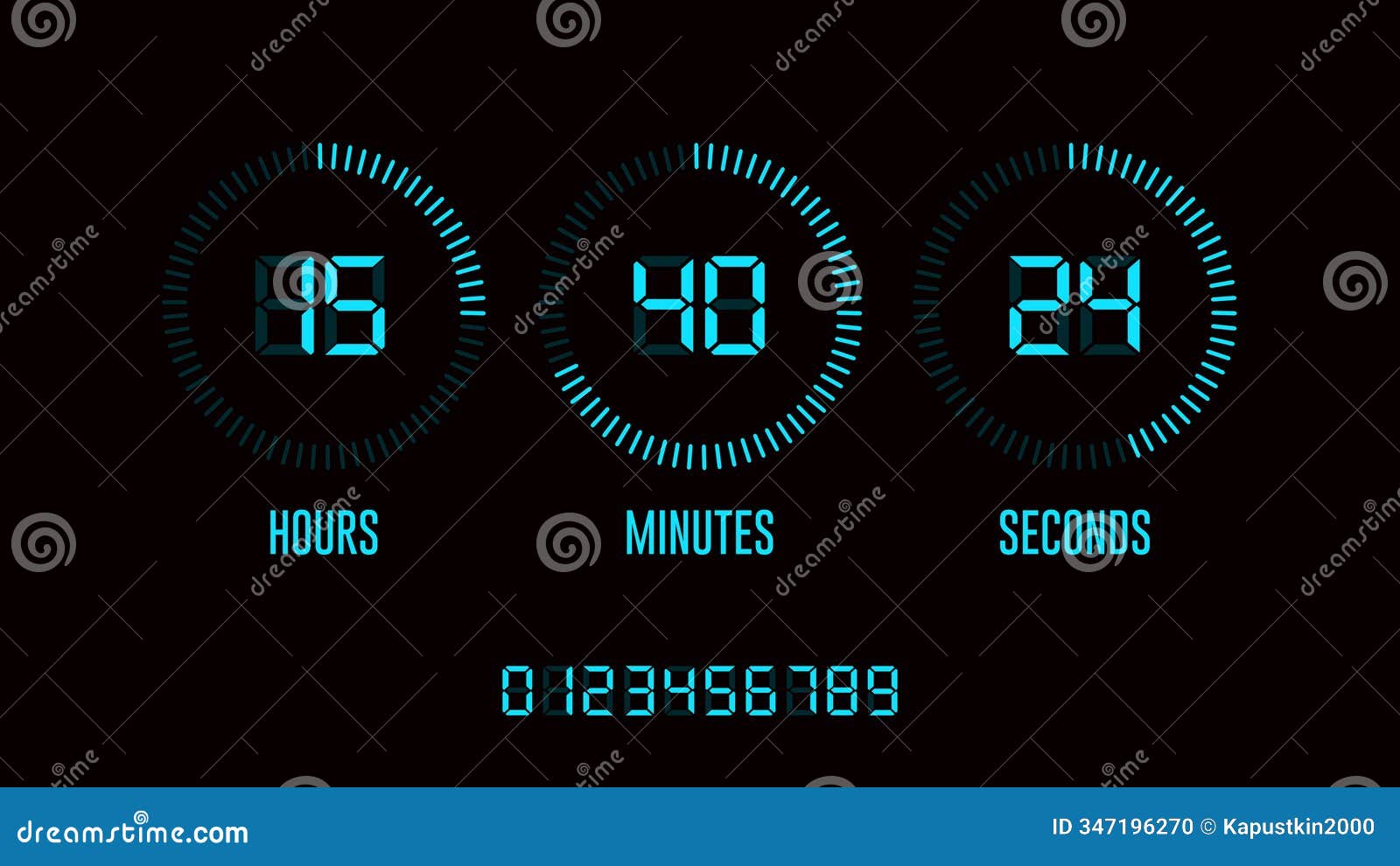 Countdown Timer Digital Clock. Neon Clock Counter. Hours, Minutes and ... Countdown Timer Digital Clock. Neon Clock Counter. Hours, Minutes and ...