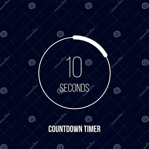Countdown Timer Digital Counter Clock Vector Timer Stock Vector - Illustration of interface ...