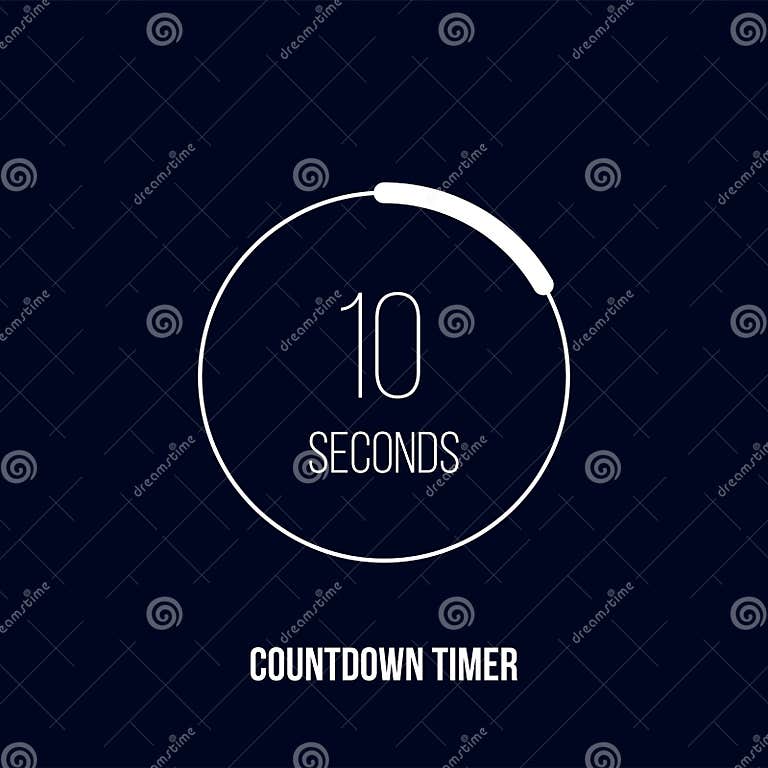Countdown Timer Digital Counter Clock Vector Timer Stock Vector - Illustration of interface ...